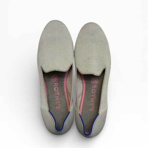 Rothy's | Shoes | Rothys Womens Gray The Loafer Double Stitched Linens ...